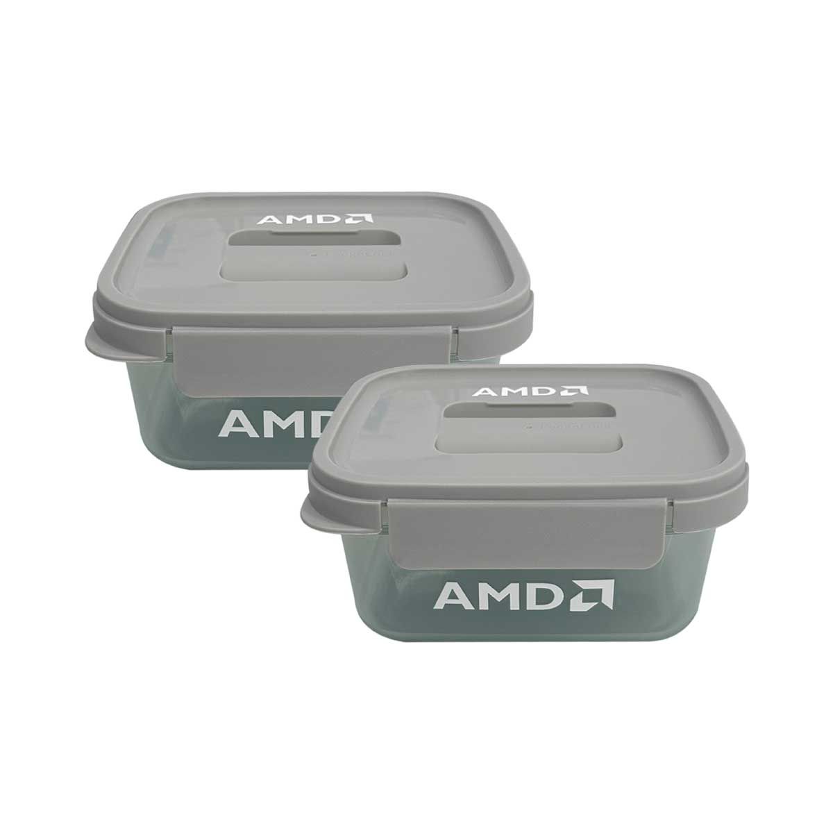 กล่องปิคนิคสี่เหลี่ยม บรรจุอาหาร AMD