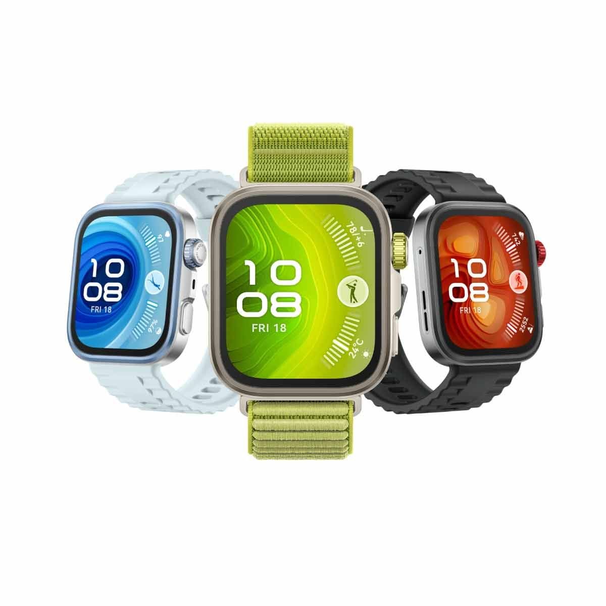 HUAWEI WATCH FIT 4 Pro (Black) สายฟลูโรอีลาสโตเมอร์