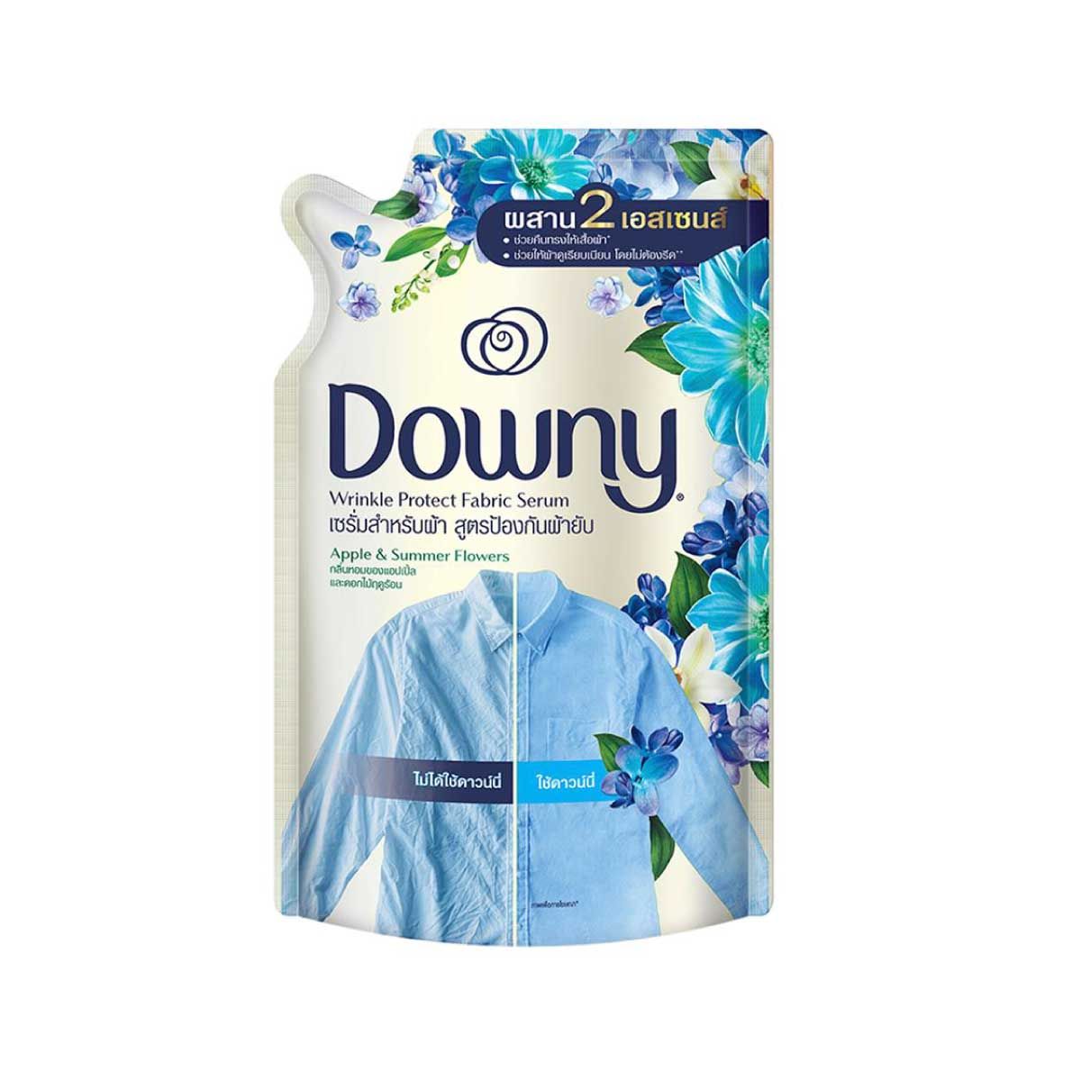 เซรั่มสำหรับผ้าสูตรป้องกันผ้ายับ Downy ขนาด 500มล.