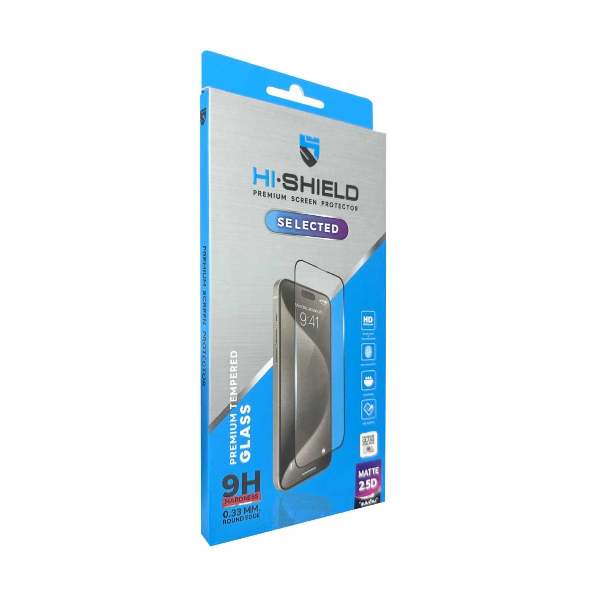 Hi-Shield Selected Premium Tempered Glass 2.5D Matte Glass