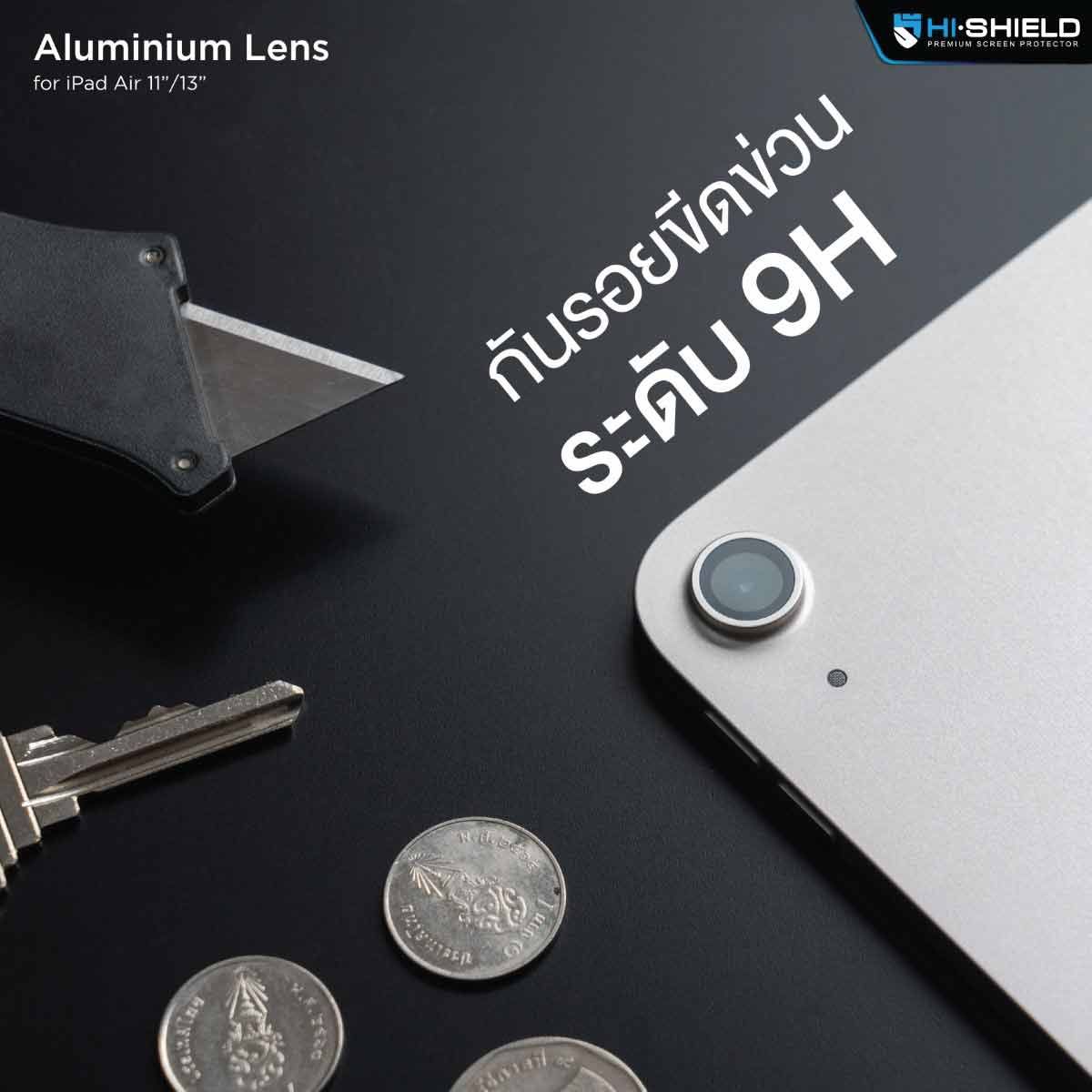 Hi-Shield Aluminium Lens iPad Air 11/13 (2024) สี Space Gray