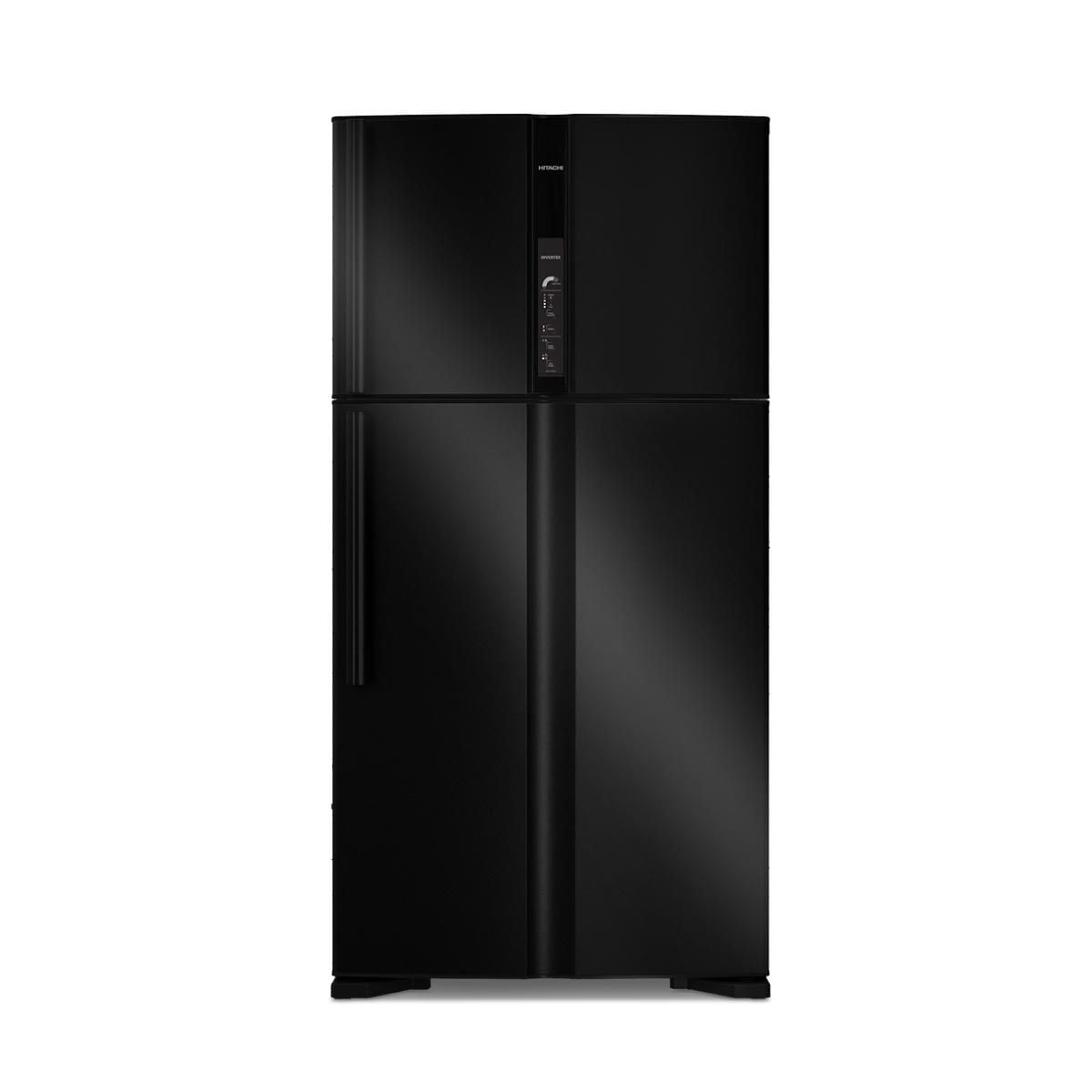 HITACHI ตู้เย็น 2 ประตู Super Big 2, 24.7Q INVERTER กระจกดำ