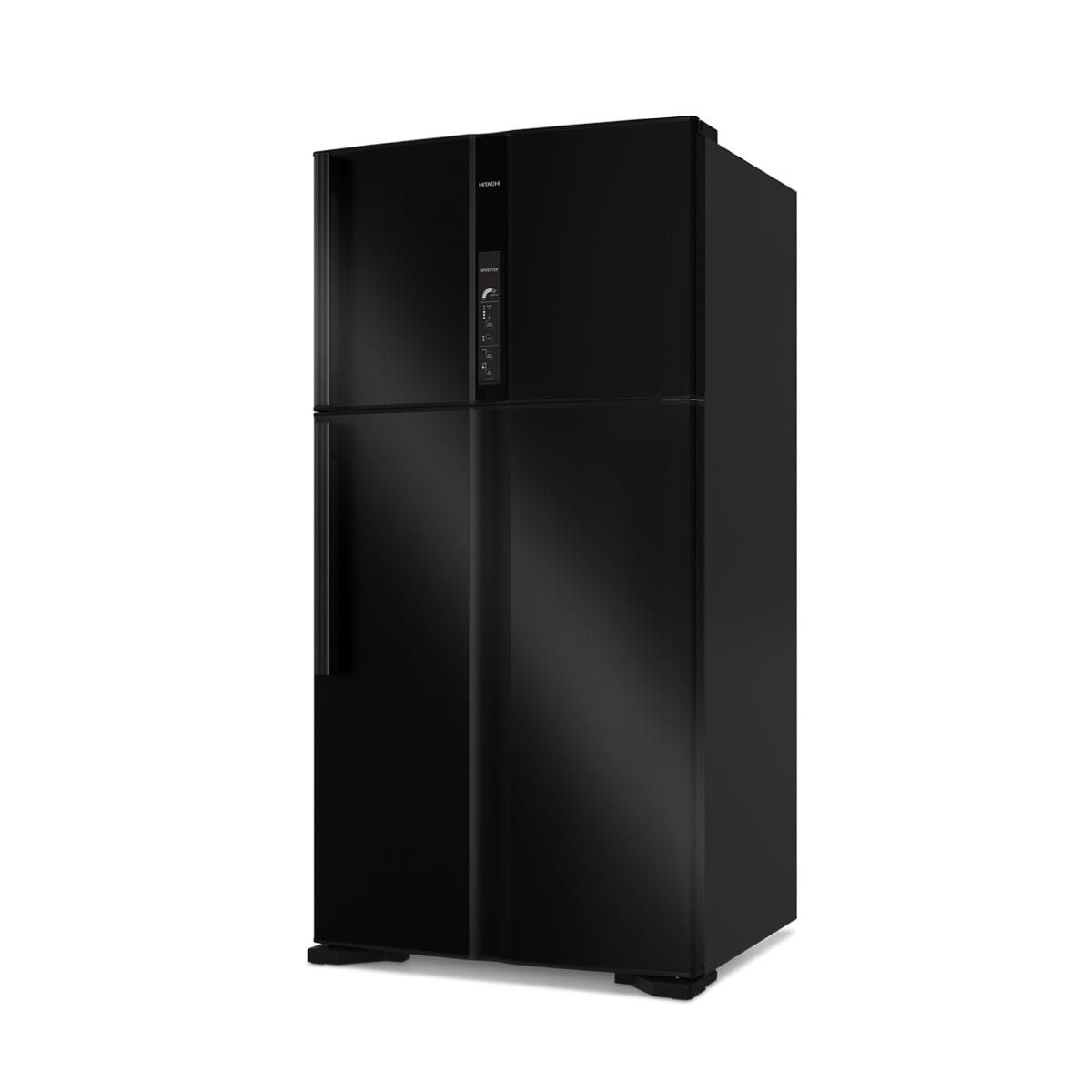 HITACHI ตู้เย็น 2 ประตู Super Big 2, 24.7Q INVERTER กระจกดำ