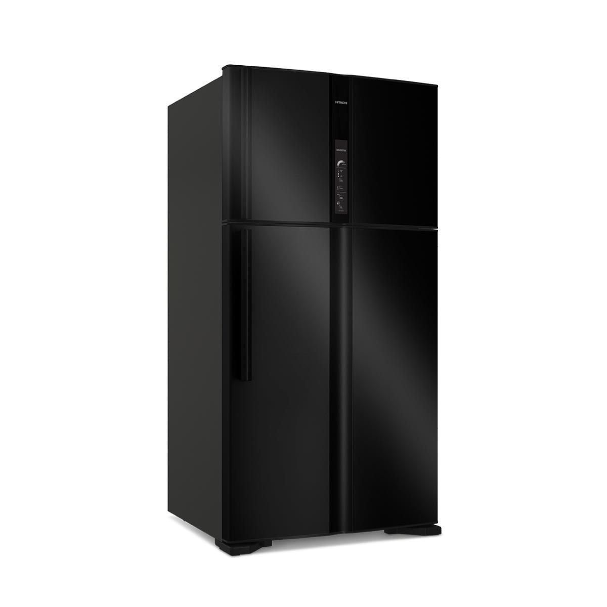 HITACHI ตู้เย็น 2 ประตู Super Big 2, 24.7Q INVERTER กระจกดำ