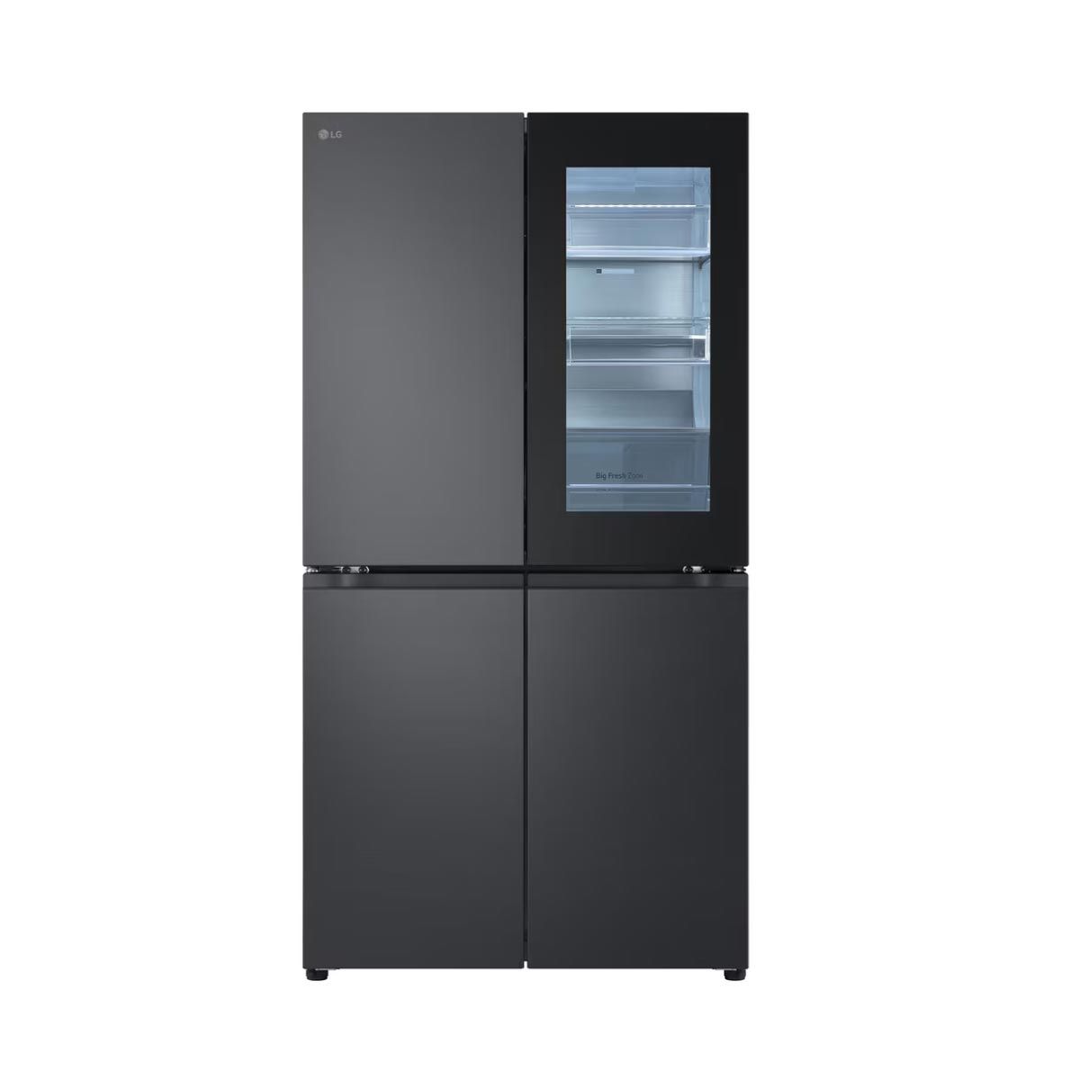 LG ตู้เย็นInstaview23.5Q Wifi สีดำ รุ่น GC-V24FFCHB