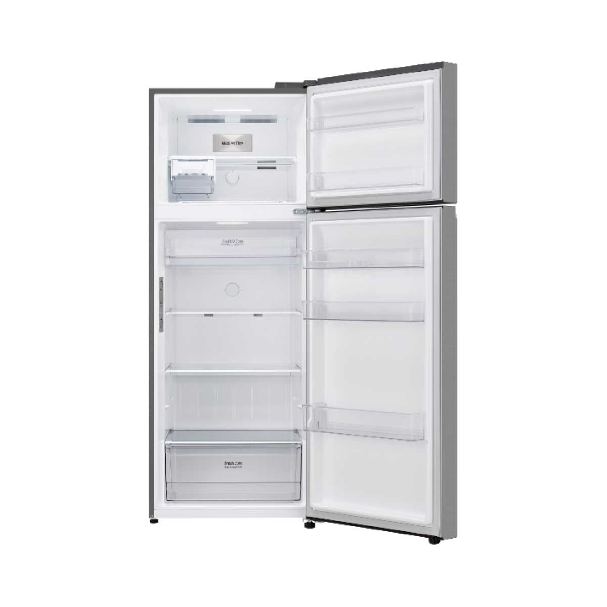 LG ตู้เย็น 2 ประตู 16.3Q สีเงิน รุ่นGN-B452PFFQ