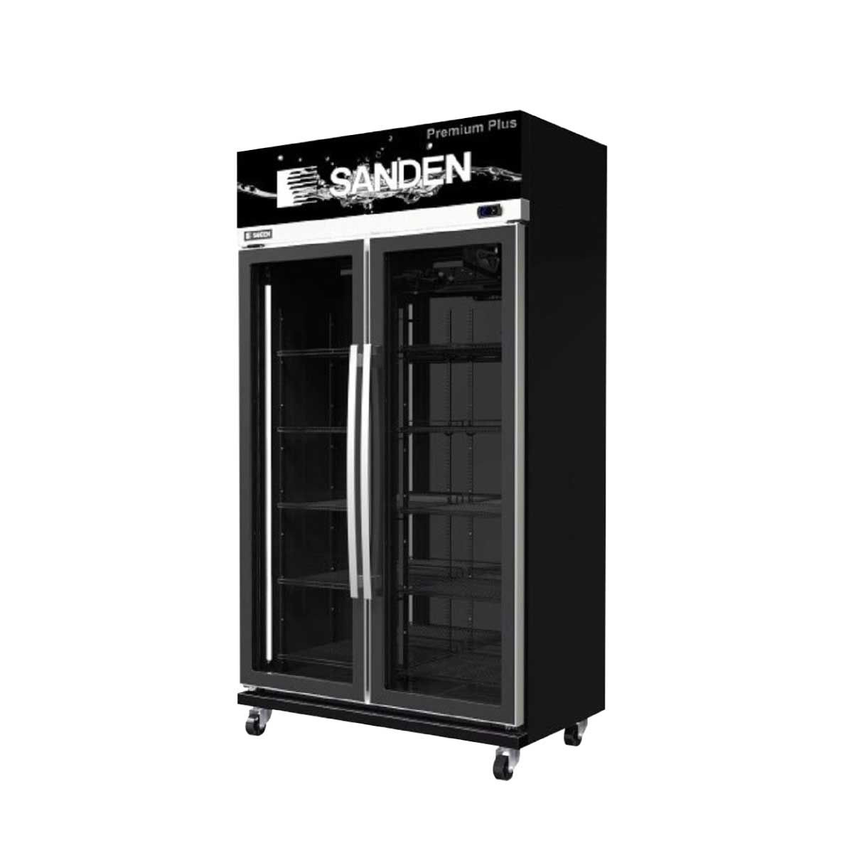 SANDEN ตู้แช่เครื่องดื่ม 2 ประตู Inverter Premium Plus Coole