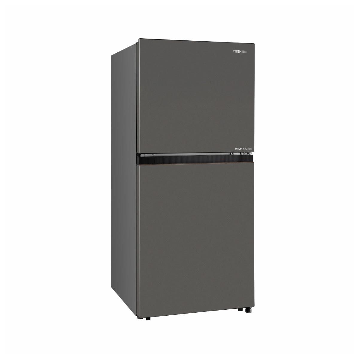 TOSHIBA ตู้เย็น2ประตู6.4Q INVERTER สีเงินเข้ม รุ่นGR-RT236WE