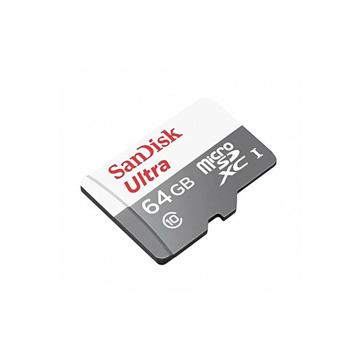 MICRO SD CARD 64 GB (ไมโครเอสดีการ์ด) SANDISK ULTRA SDXC CLA