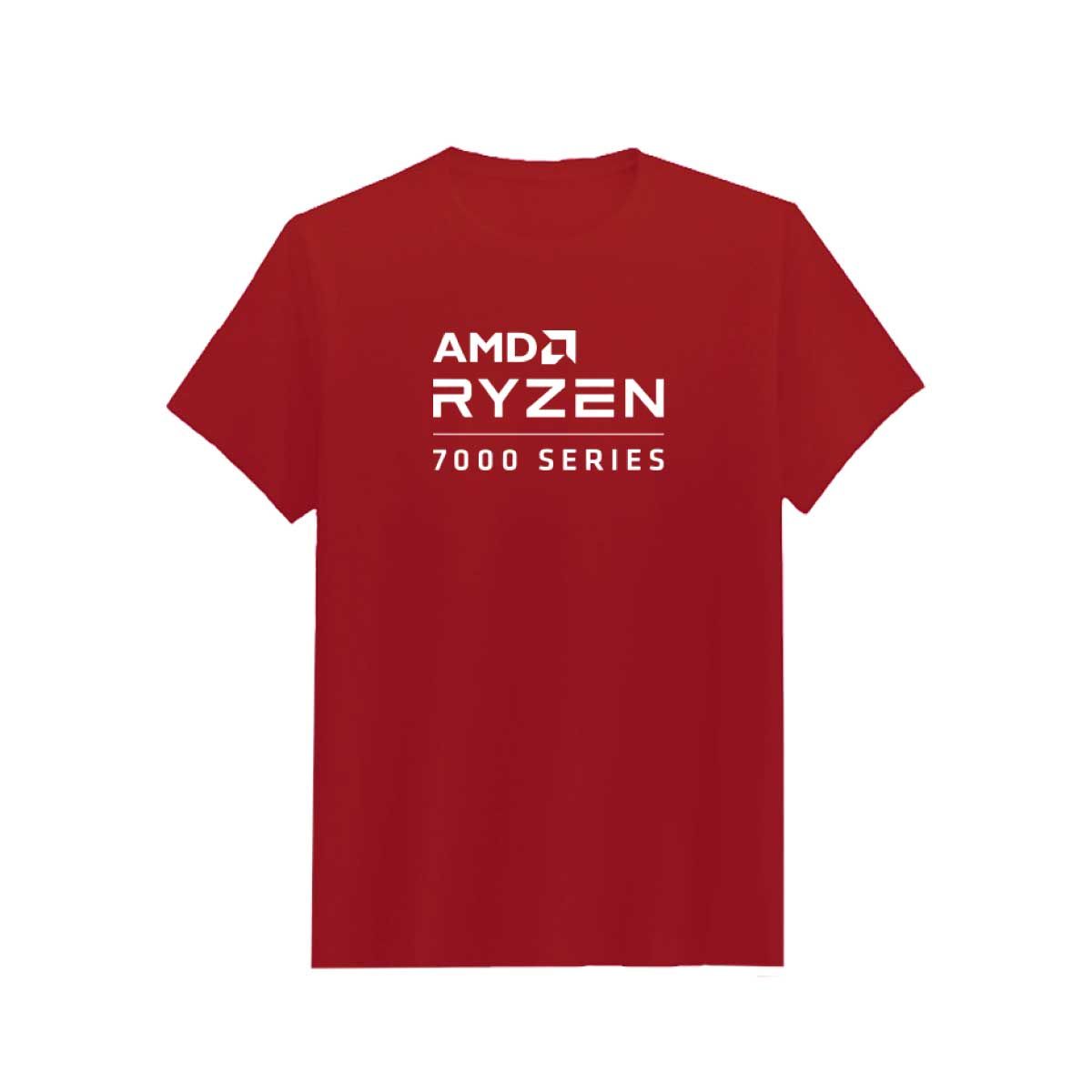 เสื้อยืด AMD สีแดง (RED)