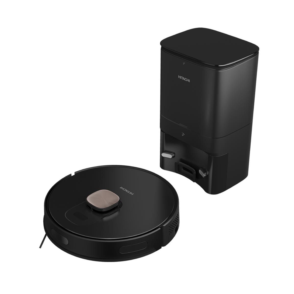 HITACHI เครื่องดูดฝุ่นหุ่นยนต์Wifi สีดำ รุ่นRV-X20DPBKCG