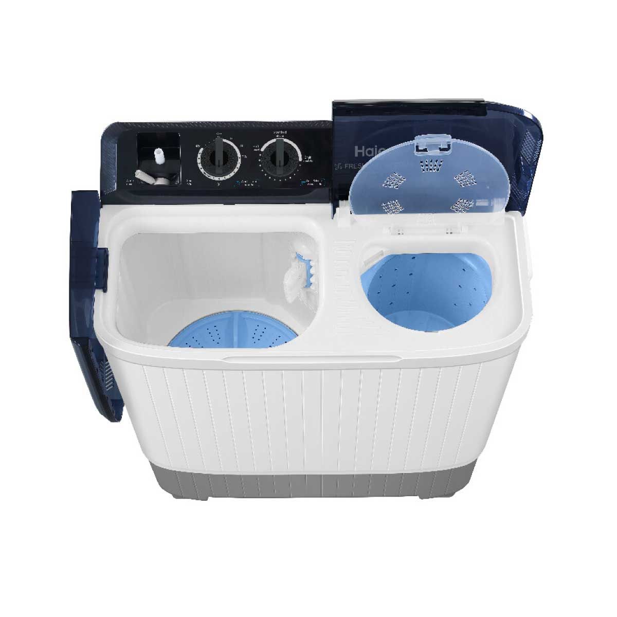 HAIER เครื่องซักผ้า 2 ถัง 9 kg รุ่น HTW90-1217BS